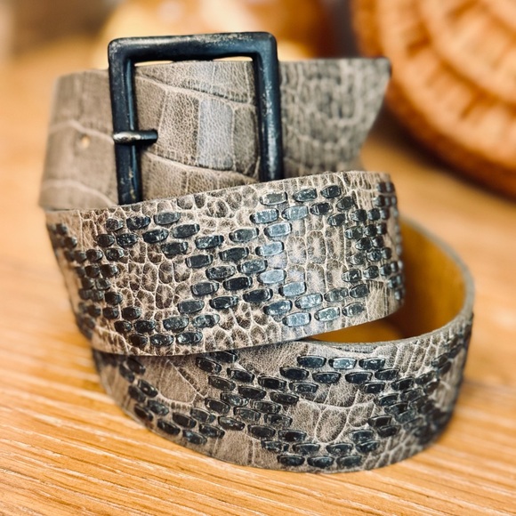 Calleen Cordero | Accessories | Calleen Cordero Snake 5 Boa Belt Rustic ...
